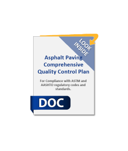 Asphalt Paving Comprehensive Quality Plan no Manual - Quality and ...