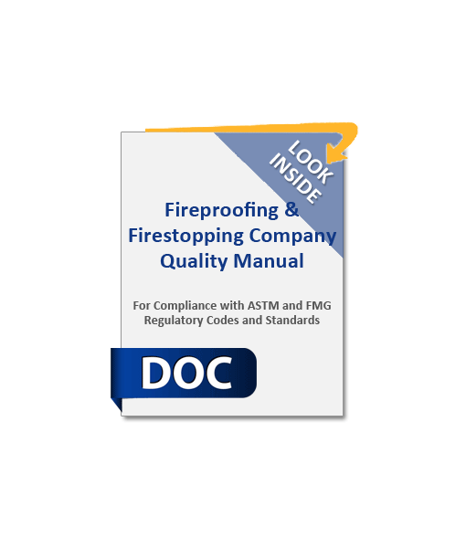 Firestop Company Quality Manual - Quality & Safety Plans | First Time ...