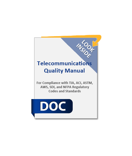 Telecommunications Company Quality Manual - Quality and Safety Plans ...
